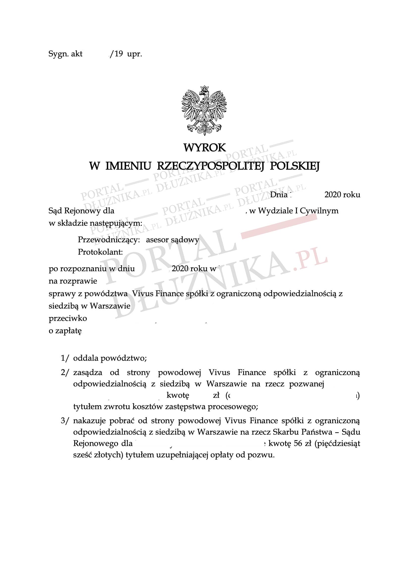 Dług w Vivus Finance trafił do sądu - Kancelaria Oddłużeniowa Dług w Vivus Finance trafił do sądu - Kancelaria Oddłużeniowa